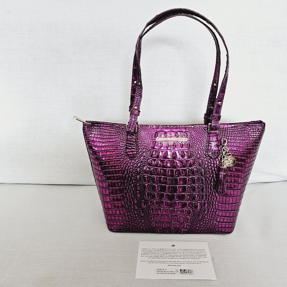 Brahmin | Bags | Nwt Brahmin Purple Potion Medium Asher | Poshmark